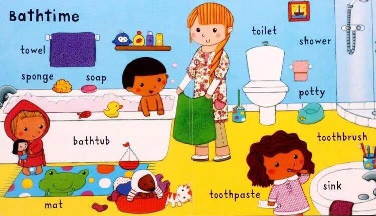 [RANDOM STYLE 3 PIECES], My First English Words Board Book 3 First ...