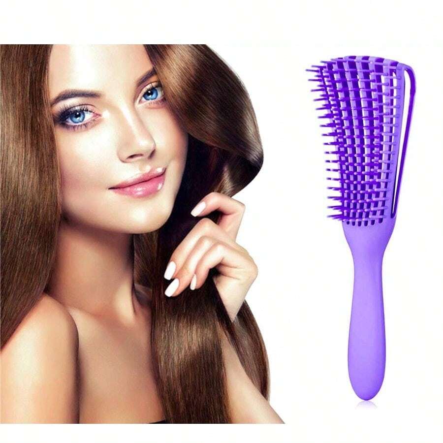 Vented Hair Brush,1Pc Rib Comb Eight-Claw Comb Curly Hair Salon Comb ...