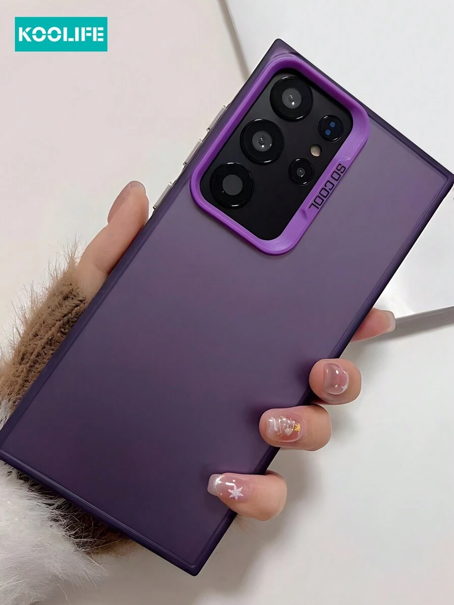 1pc Girl Colorful Gradient Anti-Drop Shockproof Dual-Protective Phone ...