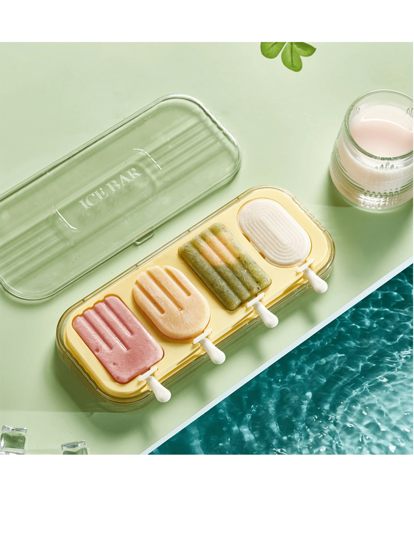 Popsicles Molds, Mini Popsicle Molds For Kids Baby Cute Shapes Silicone ...