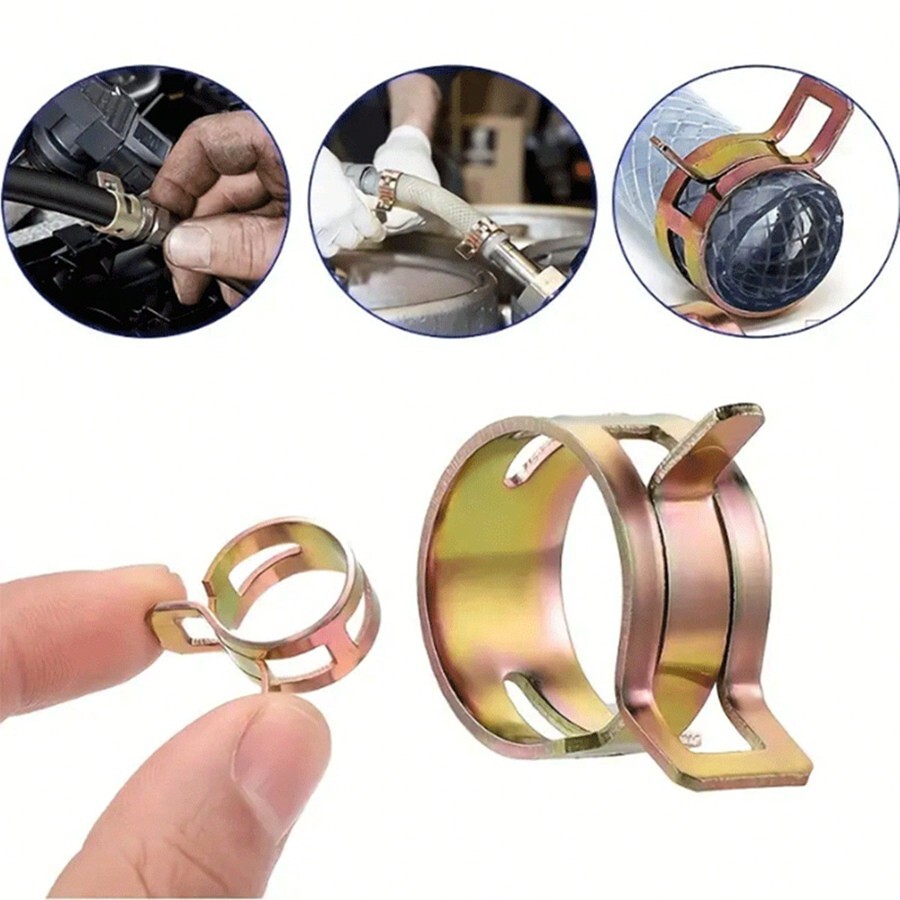 Japanese Style Zinc-Plated Hand-Pressed Colorful Fuel Line Clamps For ...