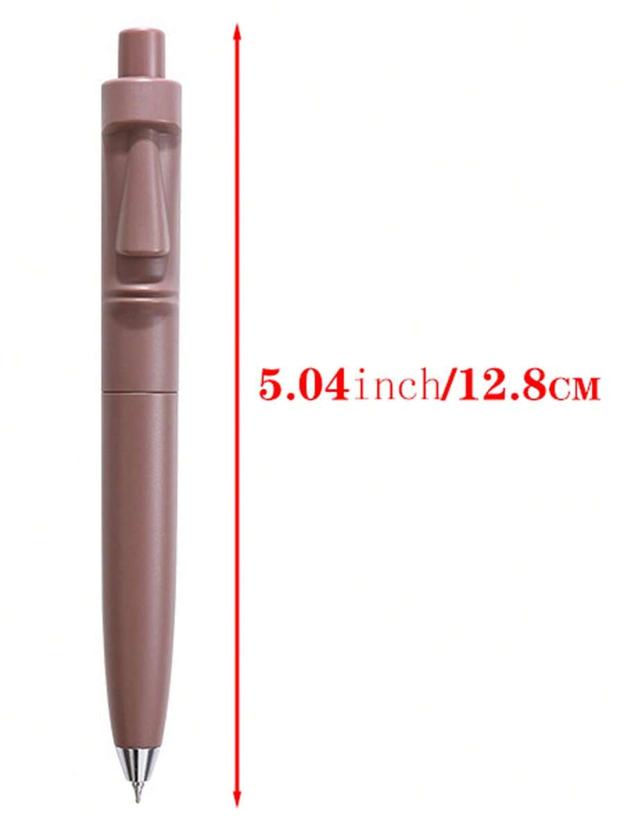 2pcs Moai Easter Island Statue Shaped Click Ballpoint Pen, CS Cone Tip ...