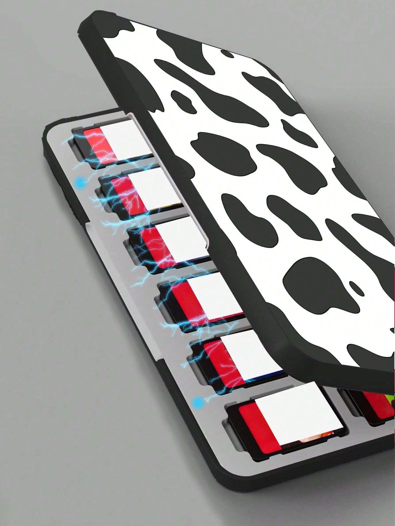 Storage Box For Switch Game Cards, With 24 Cartridge Slots And 24 Micro ...