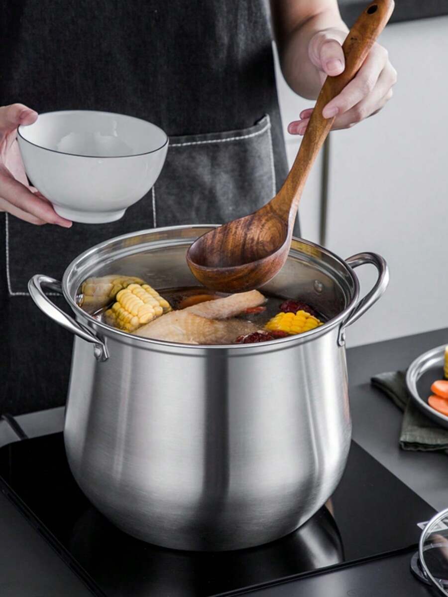 Extra Tall Soup Pot, Stainless Steel Thick Large Capacity Boiling ...