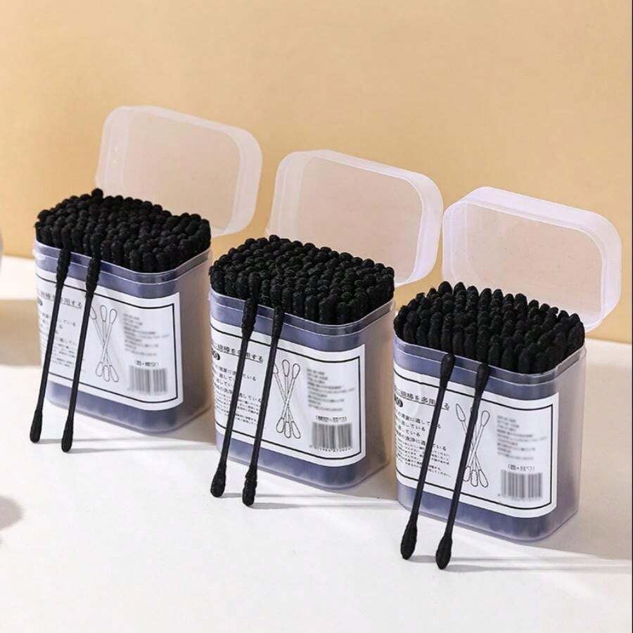 200pcs/Box Japanese Style Ear Cleaning Cotton Swab Double-Ended ...