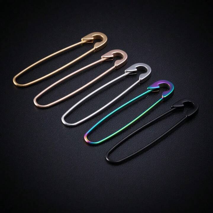Shein safety pin earrings store