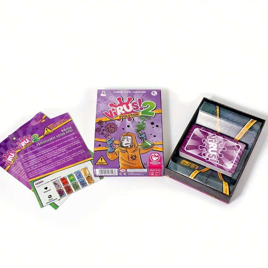 Virus Card Game The Contagiously Fun Card Game Spanish Version Virus ...