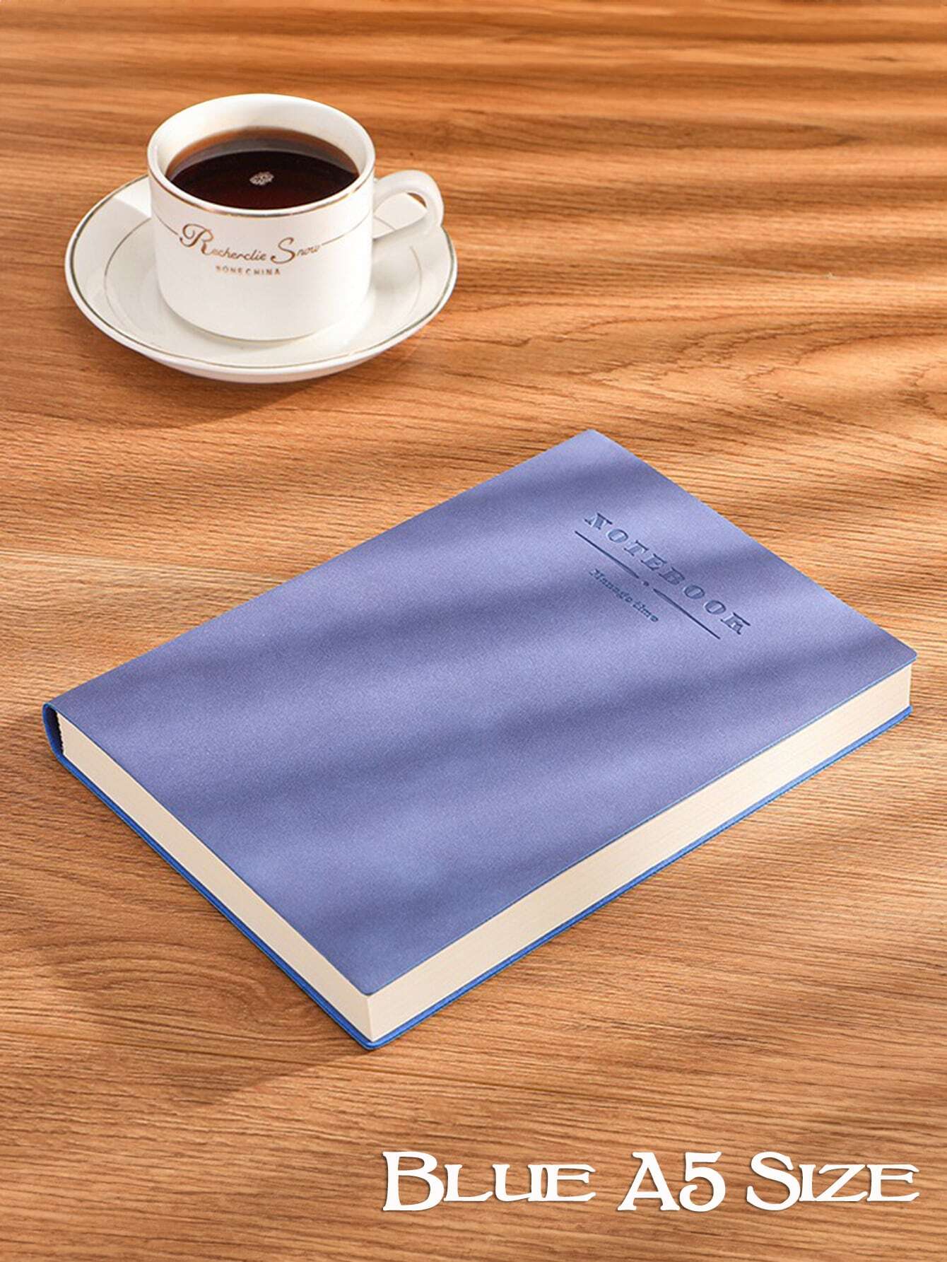 A5 Soft Cover Notebook With Sheepskin Touch / Simple College Ruled ...