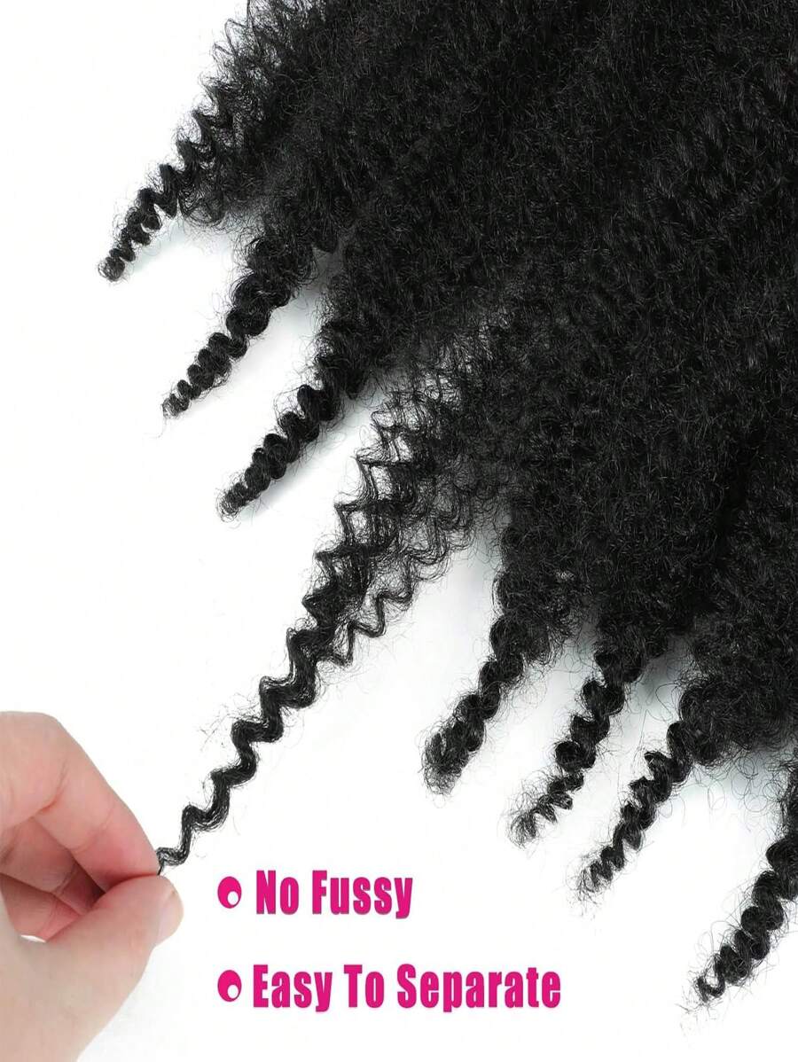 28 Inch Afro Twist Hair, Springy Afro Twist Hair Pre Fluffed Spring ...