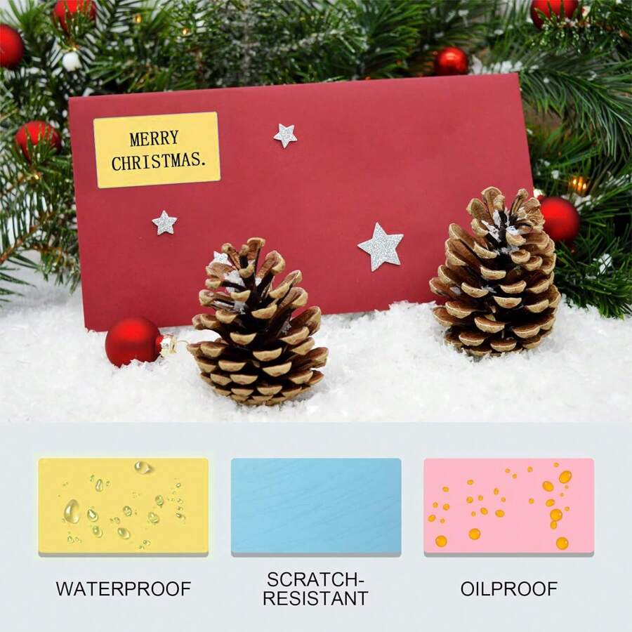 Mini Printer Universal Label Color Label Sticker, 3/6/12 Rolls Of Color ...