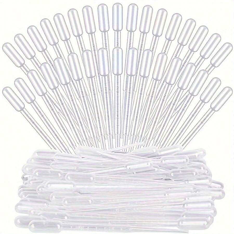 Value Pack 100pcs/Plastic Transfer Dropper Dropper, Essential Oil ...