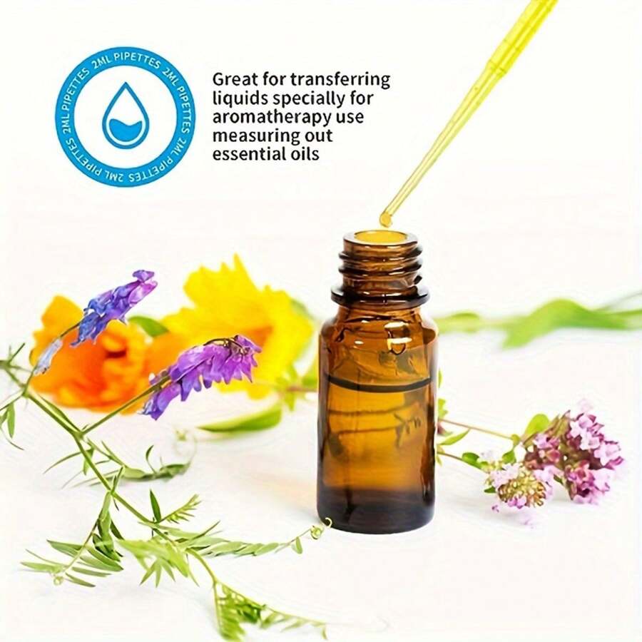 Value Pack 100pcs/Plastic Transfer Dropper Dropper, Essential Oil ...