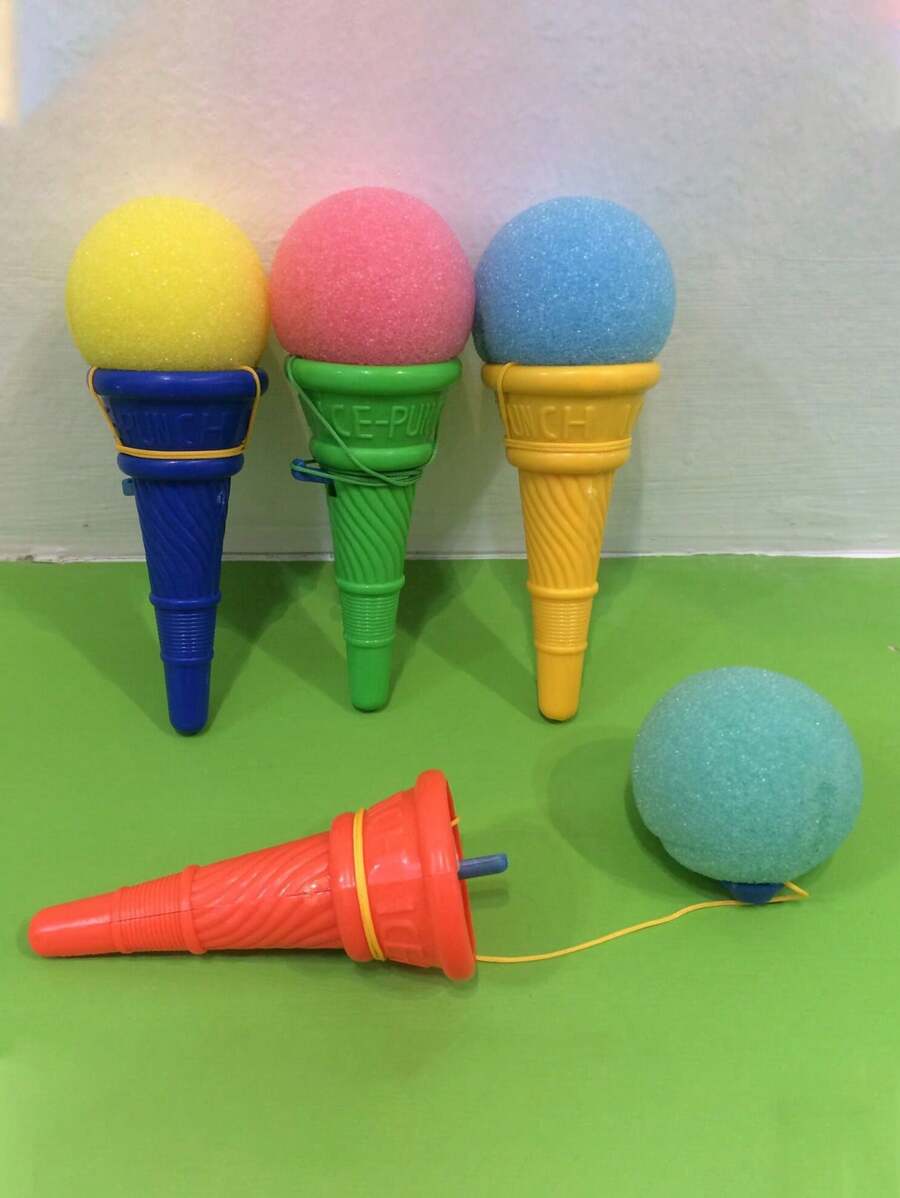 4pcs-Random Models Bouncing Sponge Ball Ice Cream, Mini Ice Cream ...