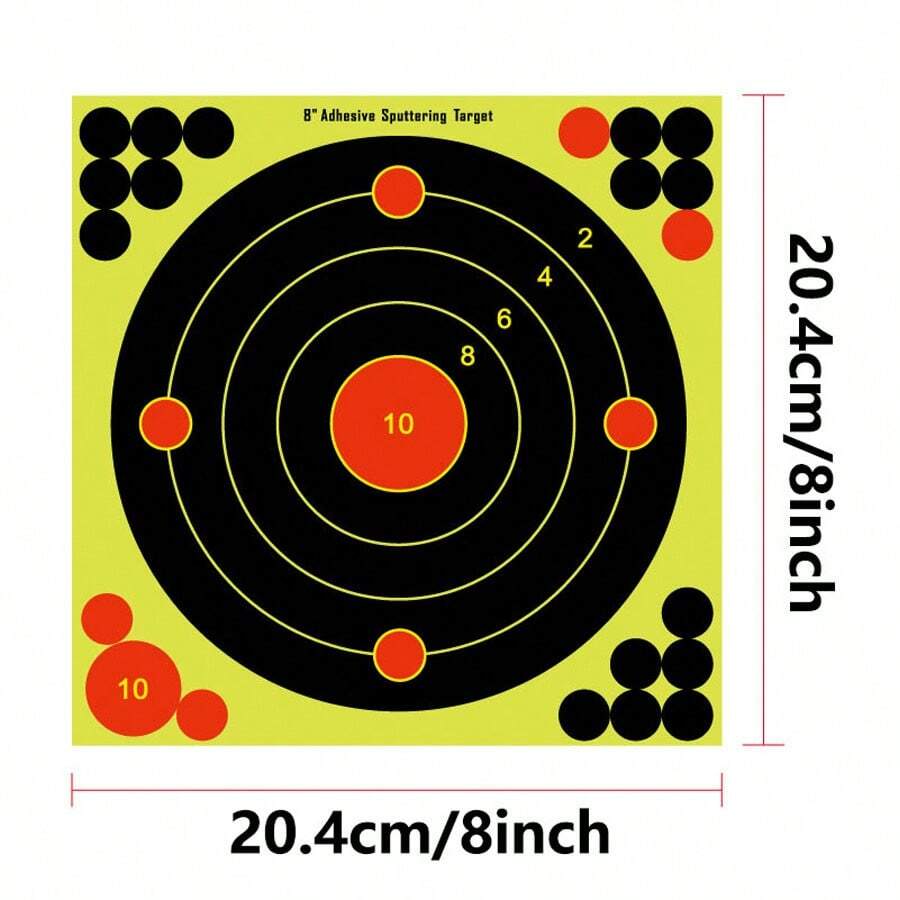 20 Sheets Replaceable Shooting Target Sticker Tags, Target Paper For ...