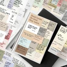 60pcs Famous Quotes Stickers Positive Stickers For Vintage Journal DIY ...