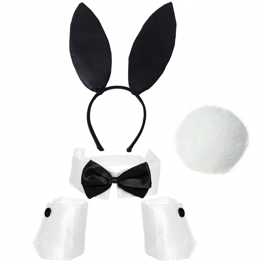 Set de 5 piezas de diadema con orejas de conejo adorables para adultos ...