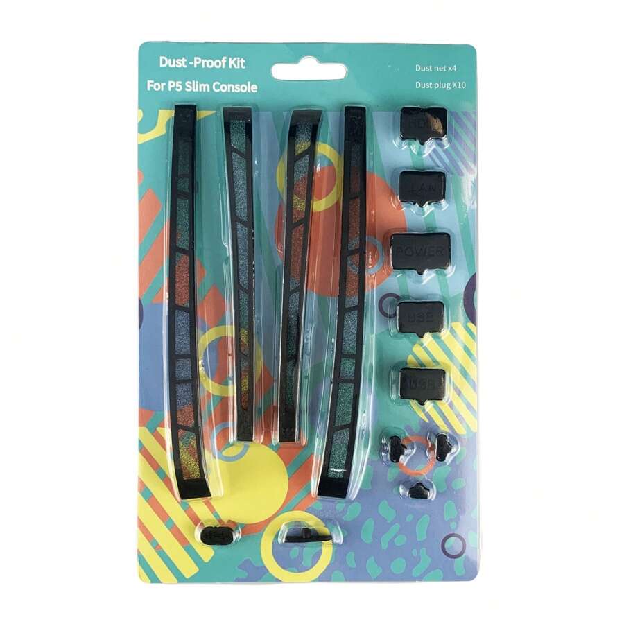 TOPWOLF 12 In 1 Dust Protection Kit For PS5 Slim ABS , Durable ...