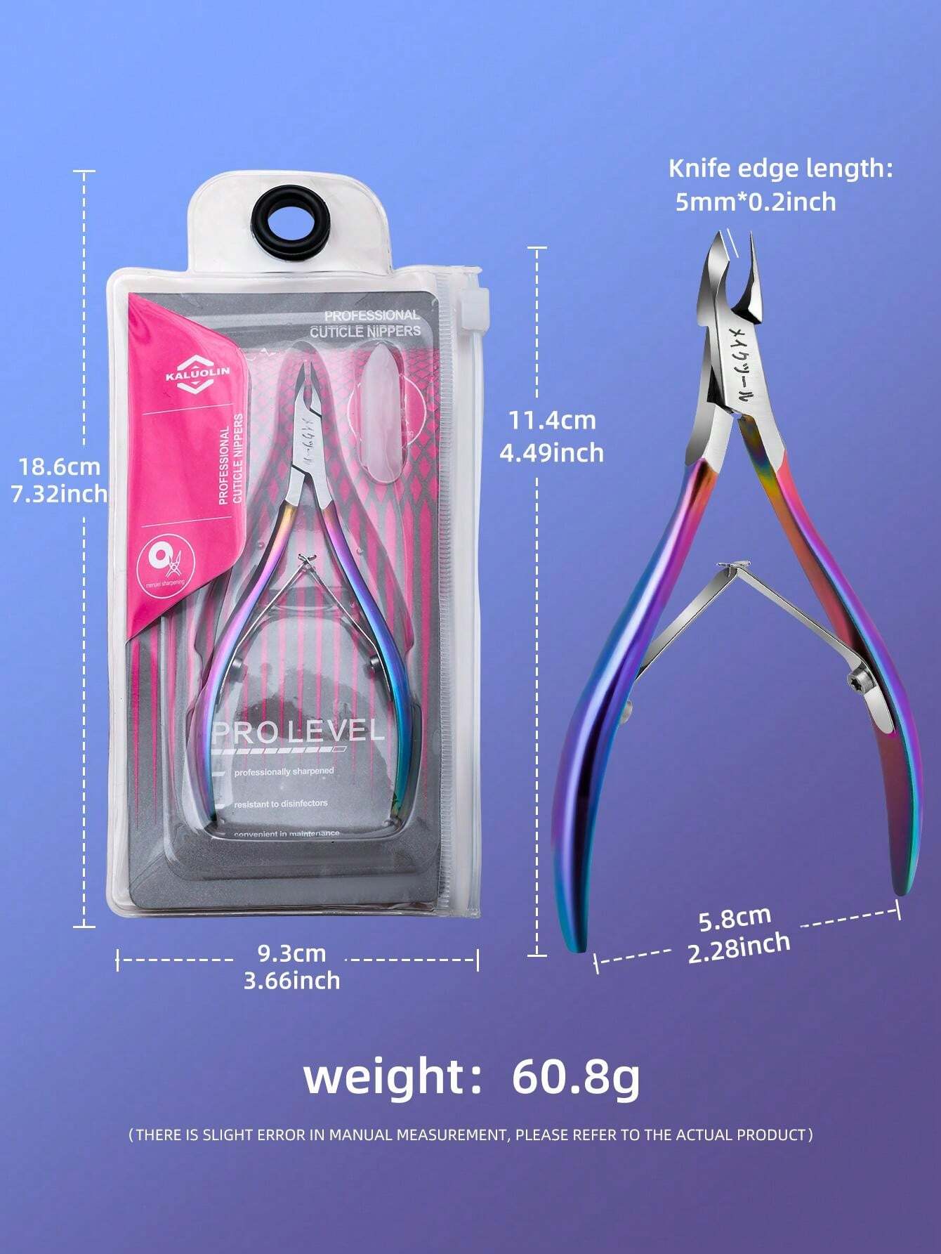 Callus Cutter With Pusher And Stainless Steel Callus Clipper, Sharp And ...