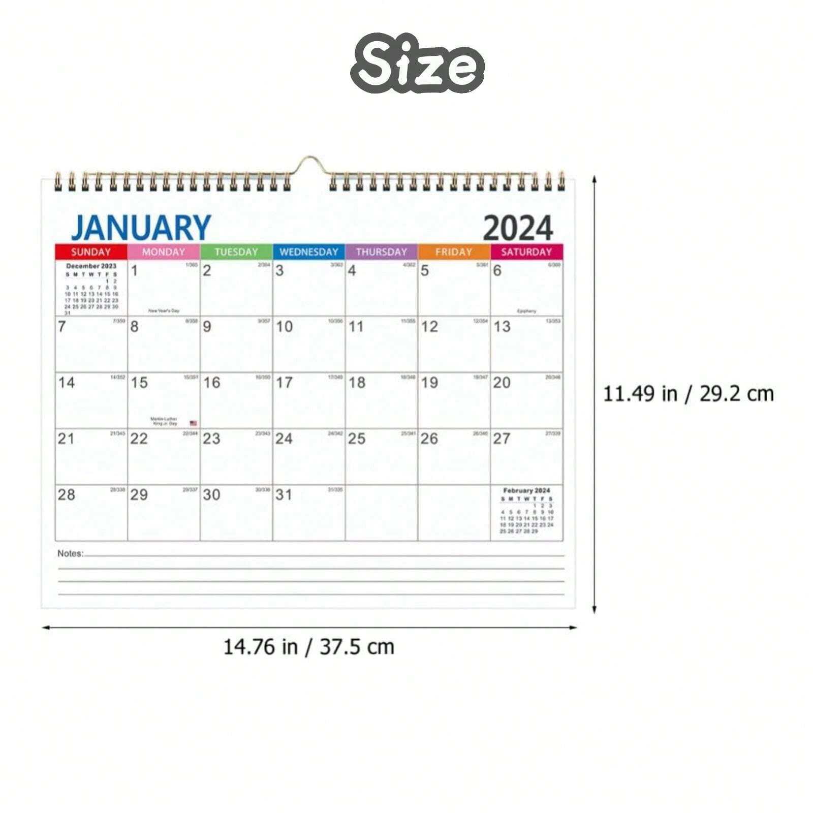 2024 Wall Calendar, January 2024 To June 2025, Wall Calendar 2024-2025 ...