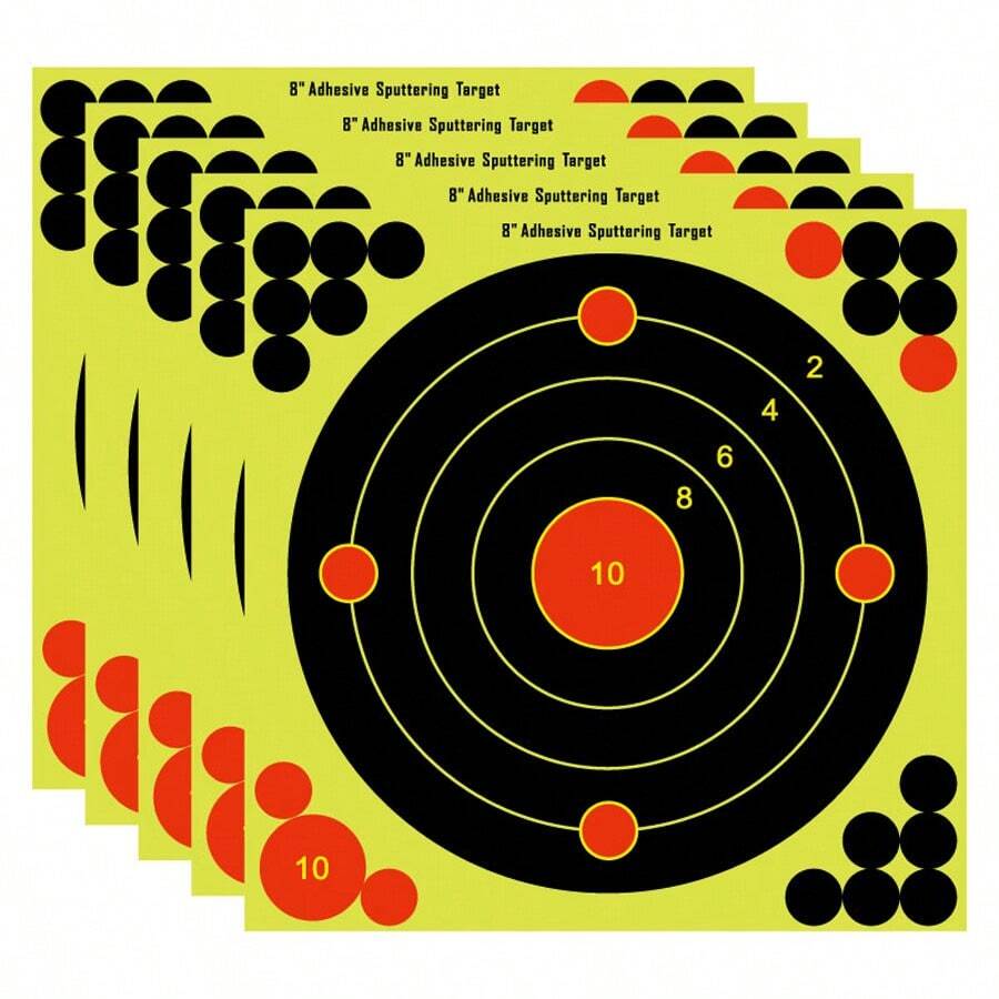 20 Sheets Replaceable Shooting Target Sticker Tags, Target Paper For ...