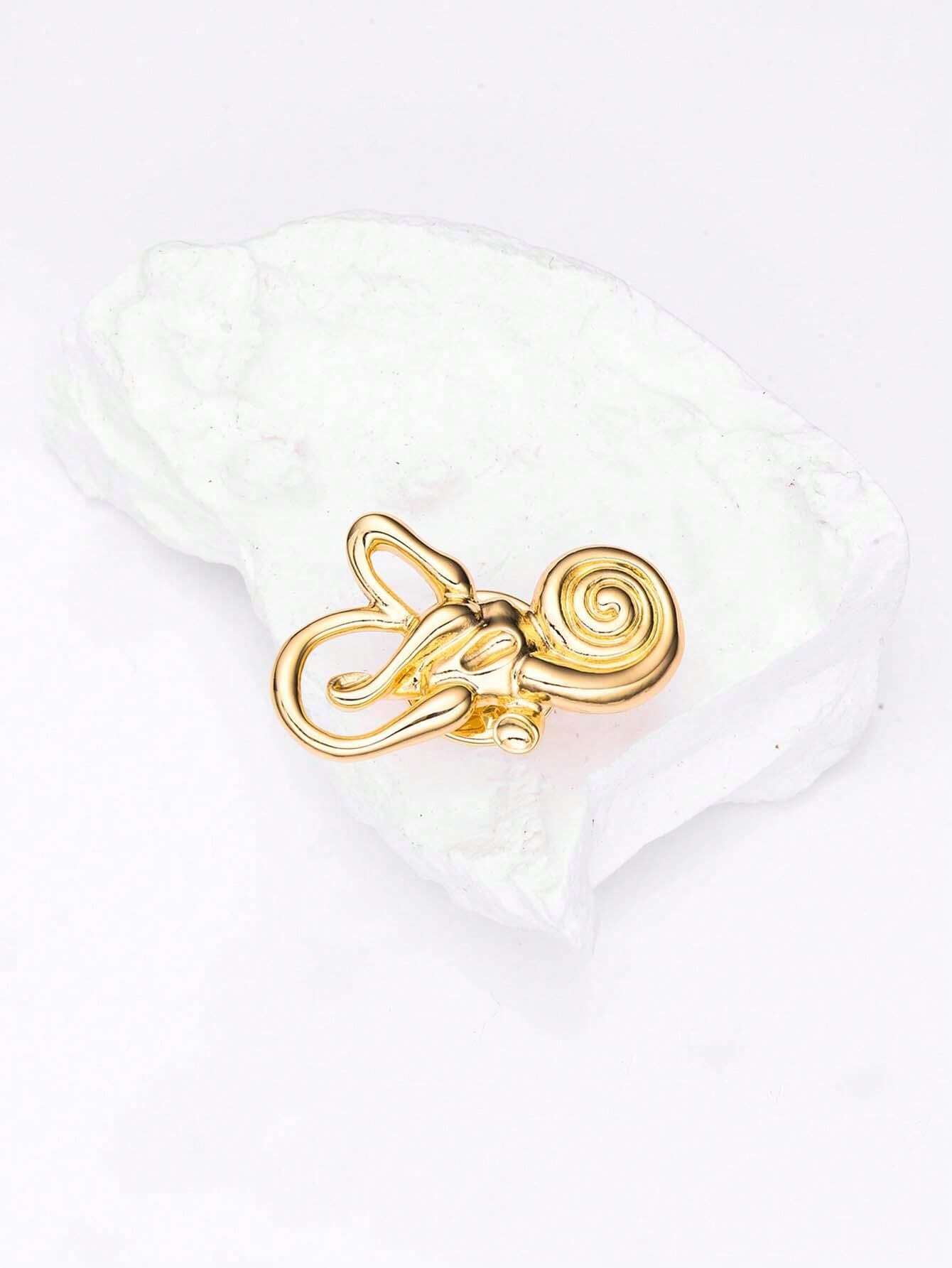 1pc Exquisite Cochlear ENT Pin Brooch Medicine Otolaryngology Lanyard ...