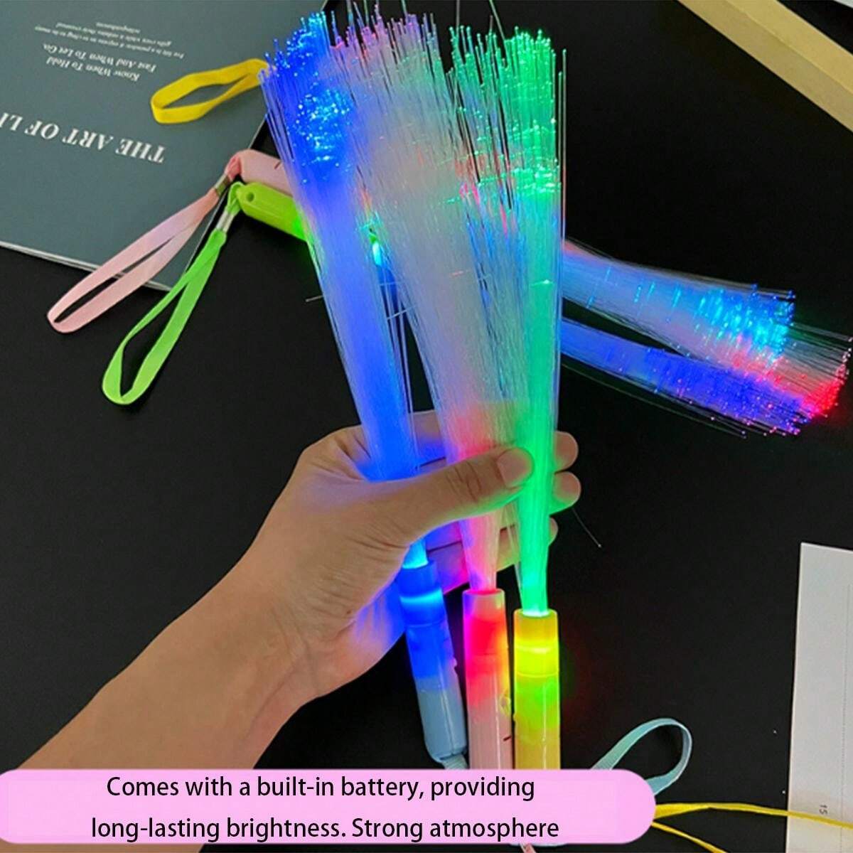 Flashing Variable Frequency Fiber Stick, Creative Fiber Stick, Suitable ...