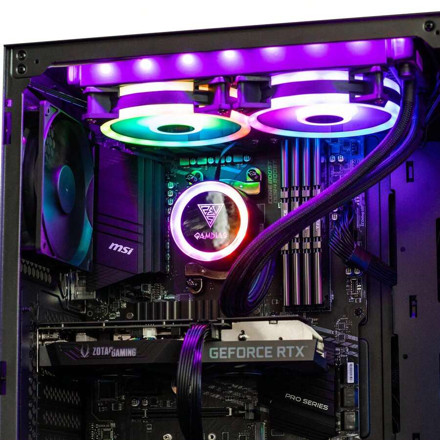 Gigatech Gaming Omega 3 Gaming PC Desktop - Core I5-14600K 14-Cores 20 ...