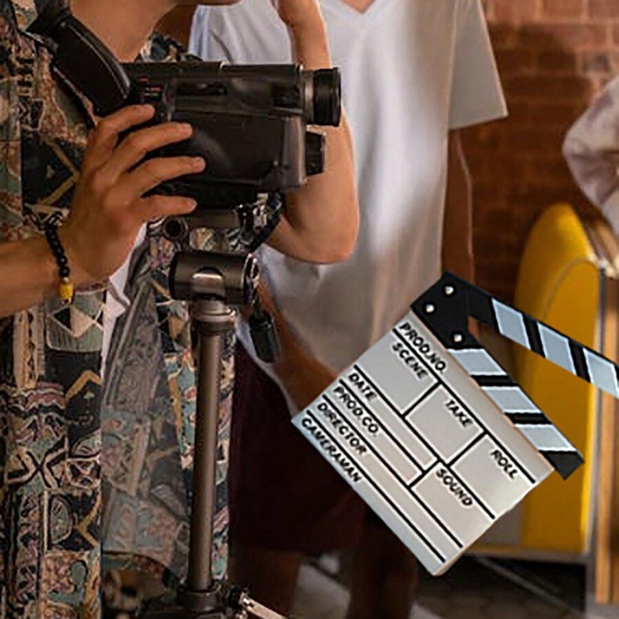 Cross-Border Decorative Small Wooden Items: Props Clapperboard ...