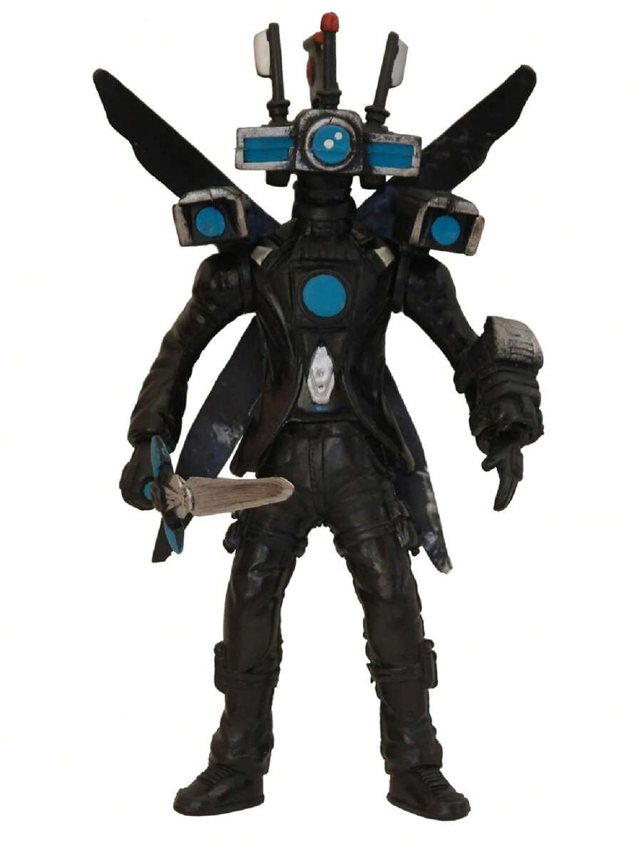 SKIBIDI TOILET FIGURES TITAN MEGA CAMARAMAN 24 CM HEIGHT ARTICULATED ...