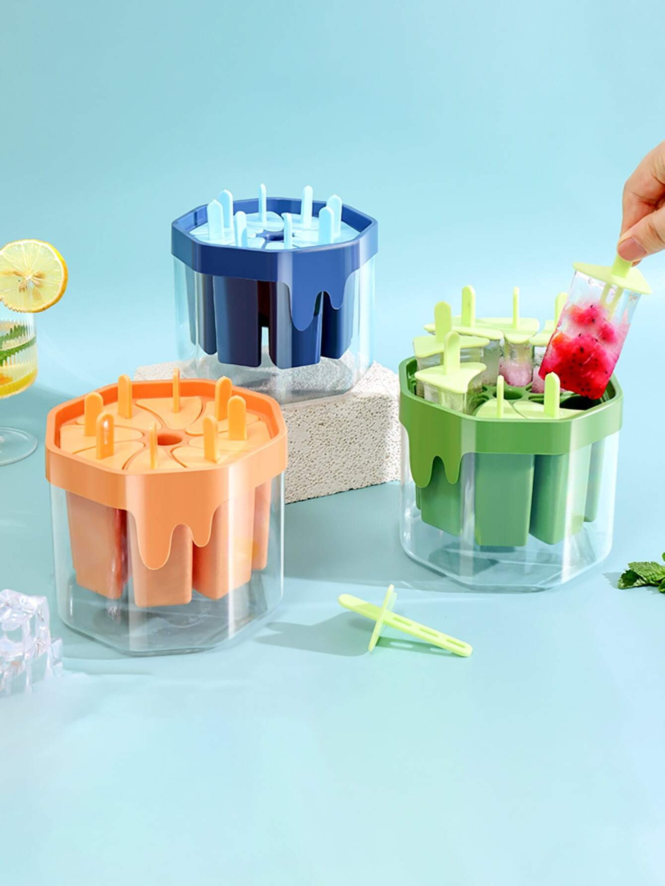 Ice Cream Molds For Home Use, Ice Cream Bars, Ice Pops, Ice Cube Trays ...