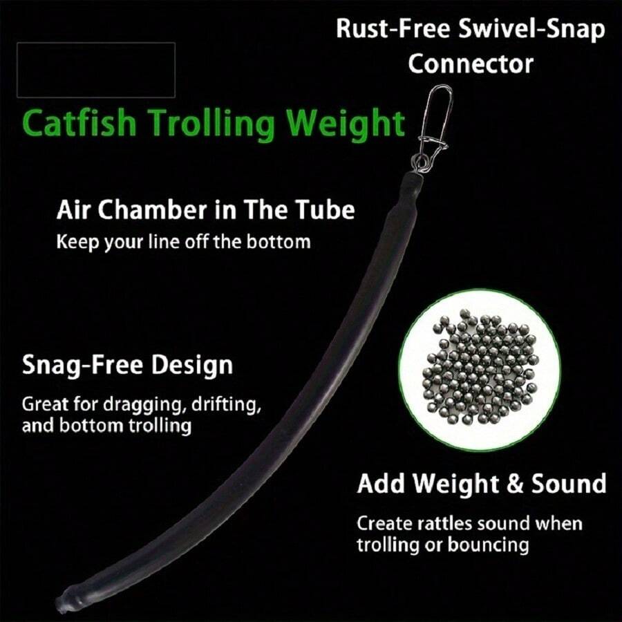 Catfish Trolling Weight, SNAG-Free Catfish Dragging Sinkers For ...