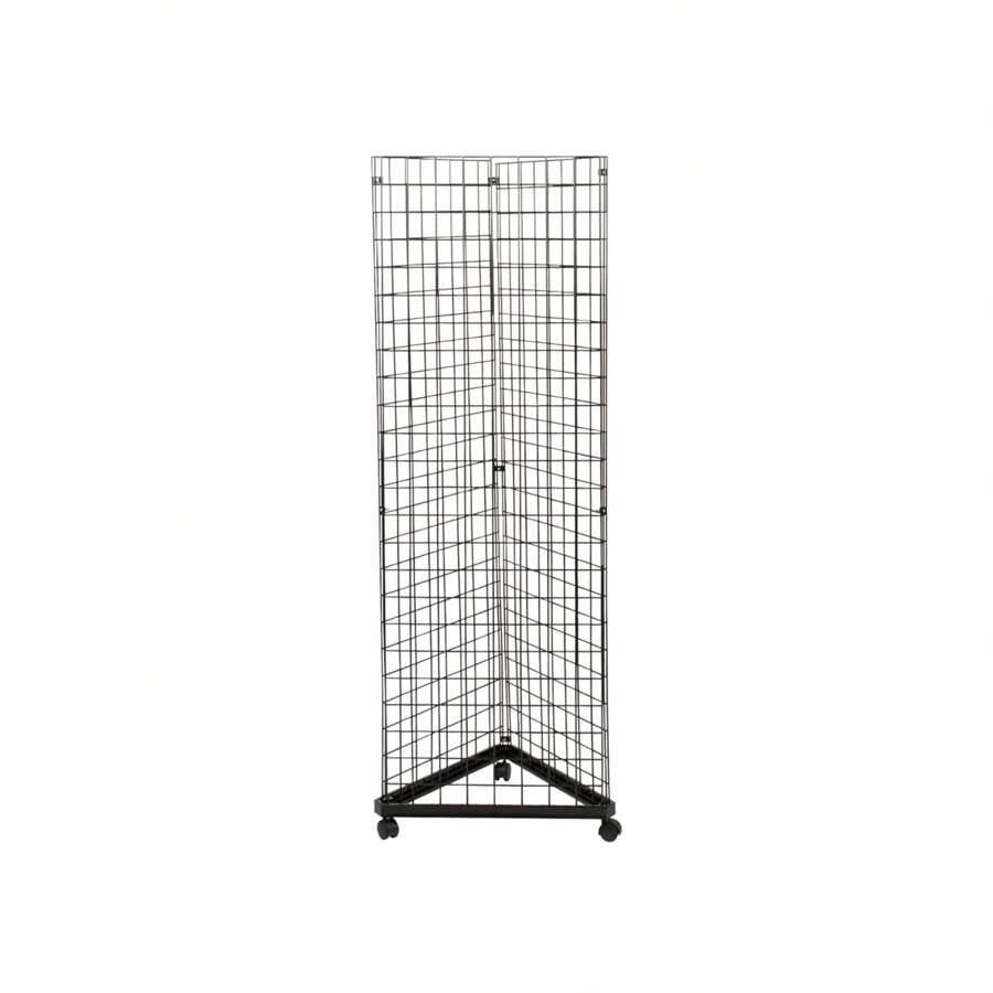 SSWBasics Black Triangle Wire Grid And Grid Wall Tower With Base And ...