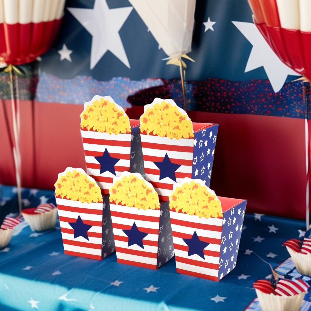 Independence Day Party Candy Boxes Small Size July 4th Gift Packaging ...