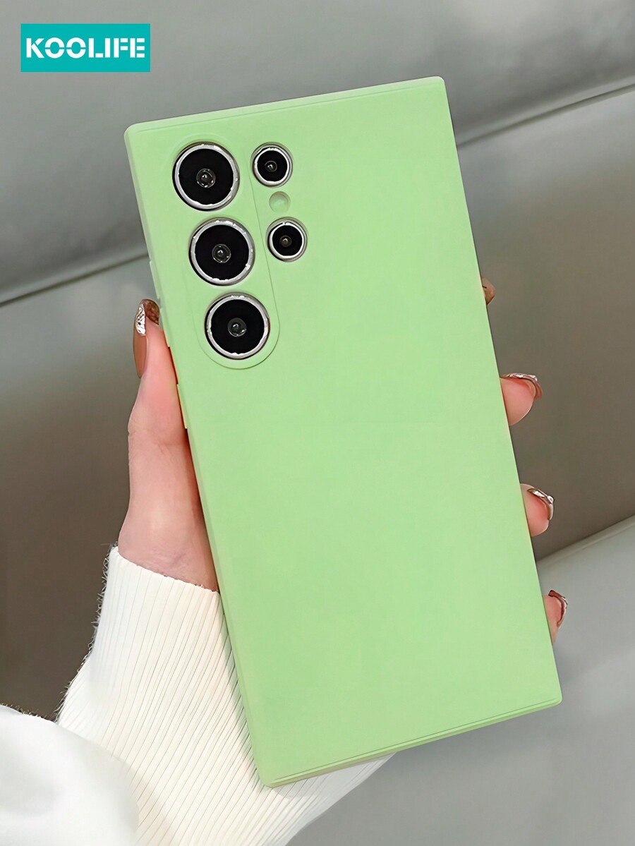 KOOLIFE 1pc Shockproof TPU Soft Case Phone Cover, Pure Color Phone ...