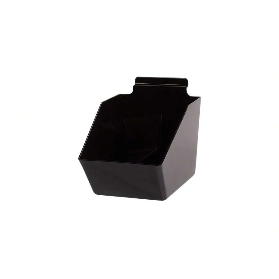SSWBasics 6 X 5 ½ X 7 ½ Inch Black Plastic Dump Bin - For Slatwall ...