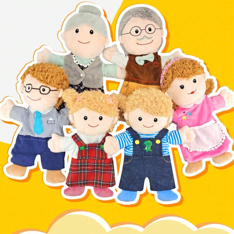 Interactive Hand Puppets Toy, Cartoon Stuffed Plush Toys For Teaching ...