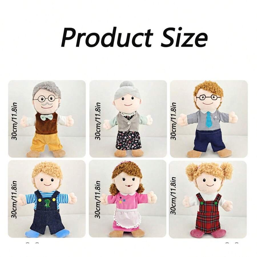 Interactive Hand Puppets Toy, Cartoon Stuffed Plush Toys For Teaching ...