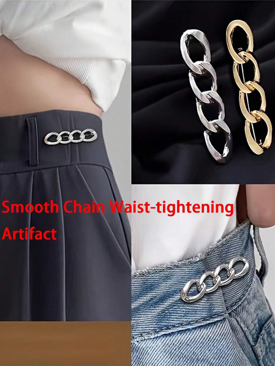 One Piece, Minimalist Chain Waistband With A Surface Texture For ...