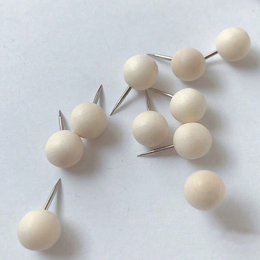 35pcs Cork Ball Shaped Push Pins. | SHEIN