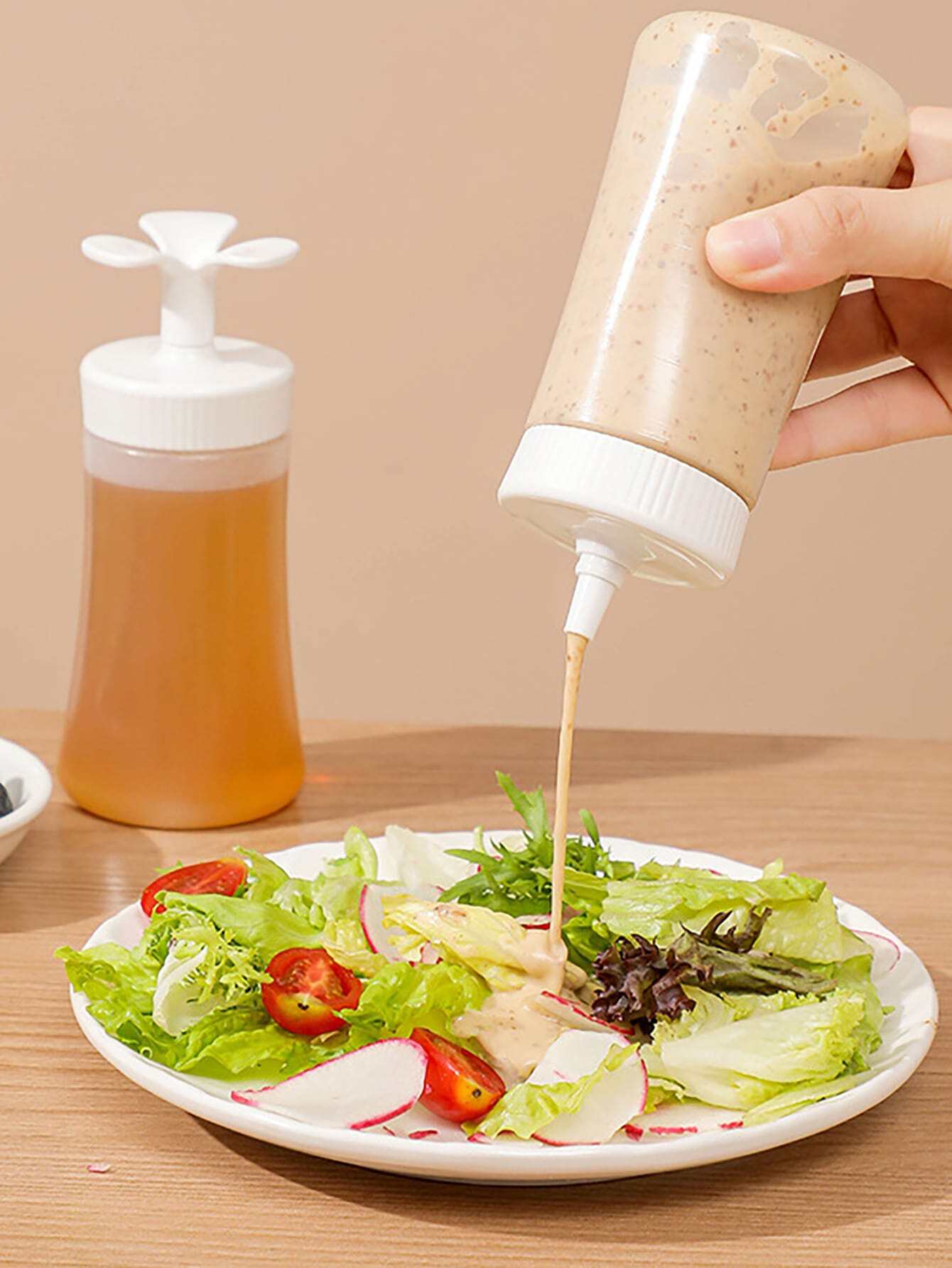 Squeeze Bottle For Ketchup Salad Dressing, Standable Soy Sauce ...