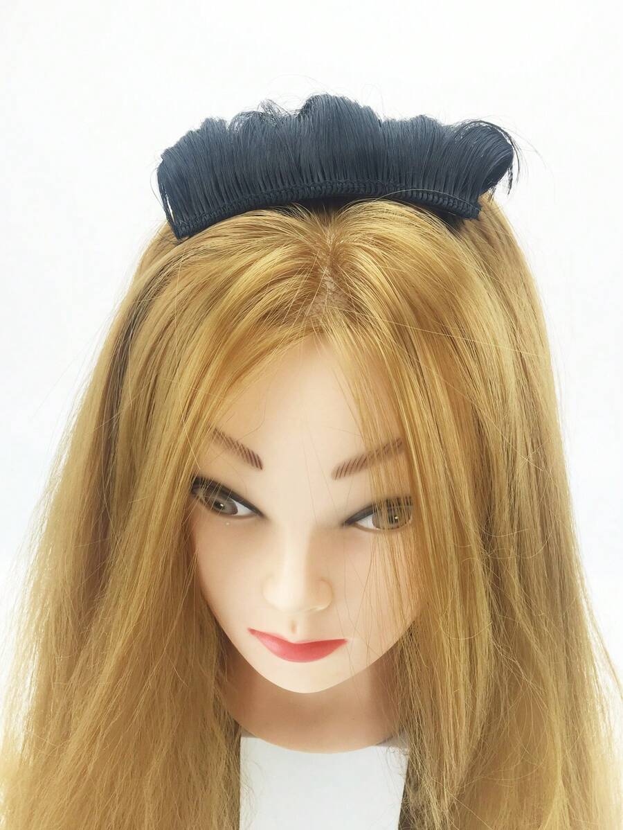 1pc Hair Styling Bun Maker Comb Princess Padded Volume Hair Bump Clip ...