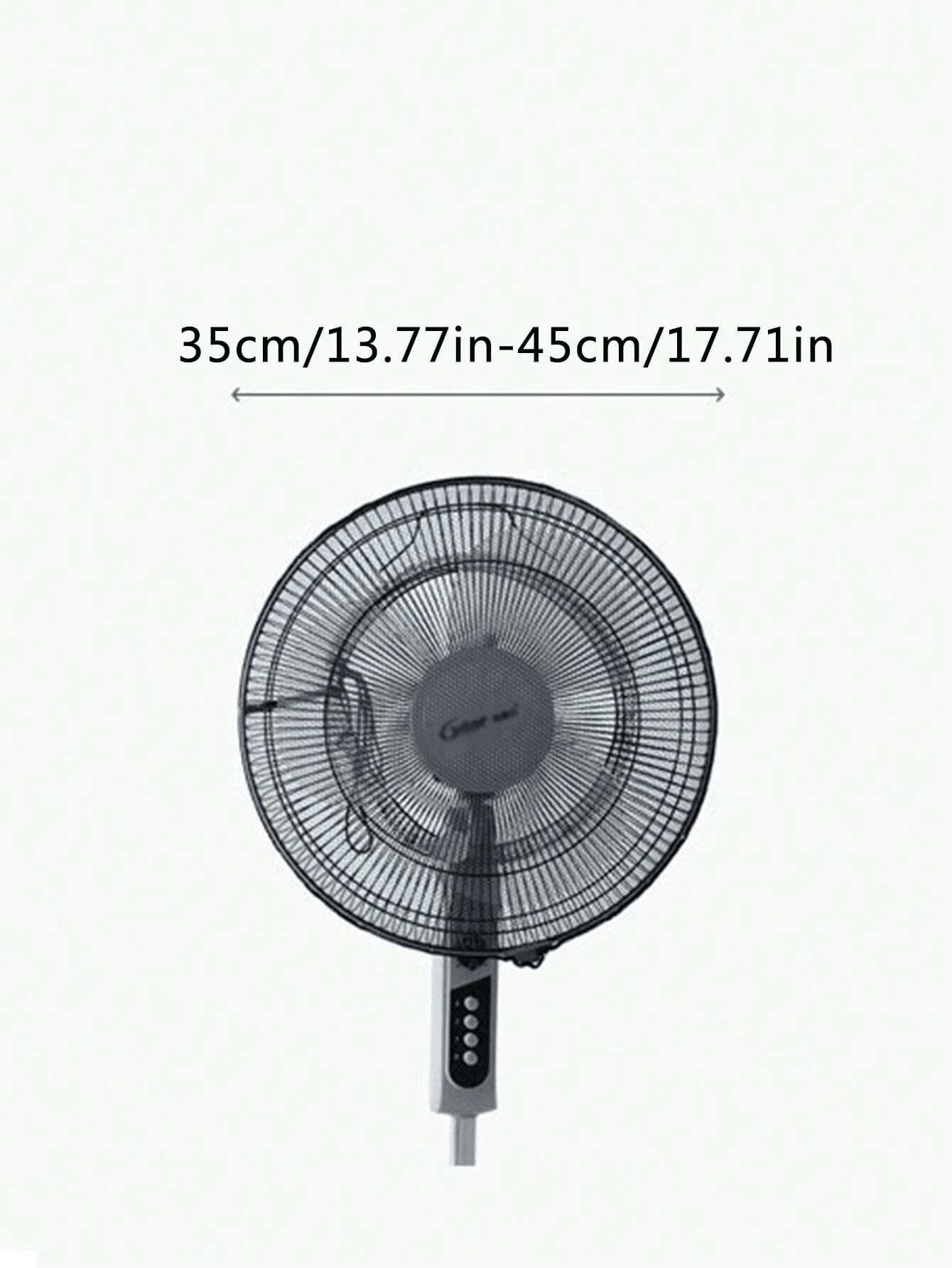 1pc Mesh Electric Fan Cover, 18 Inch Black Circular Household Fan ...