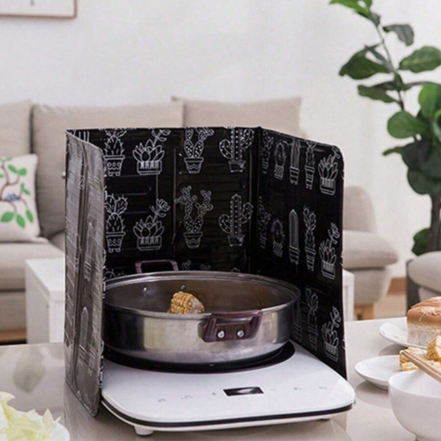 1pc Kitchen Stove Oil Splash Guard, Non-Slip Splash-Proof Shield ...