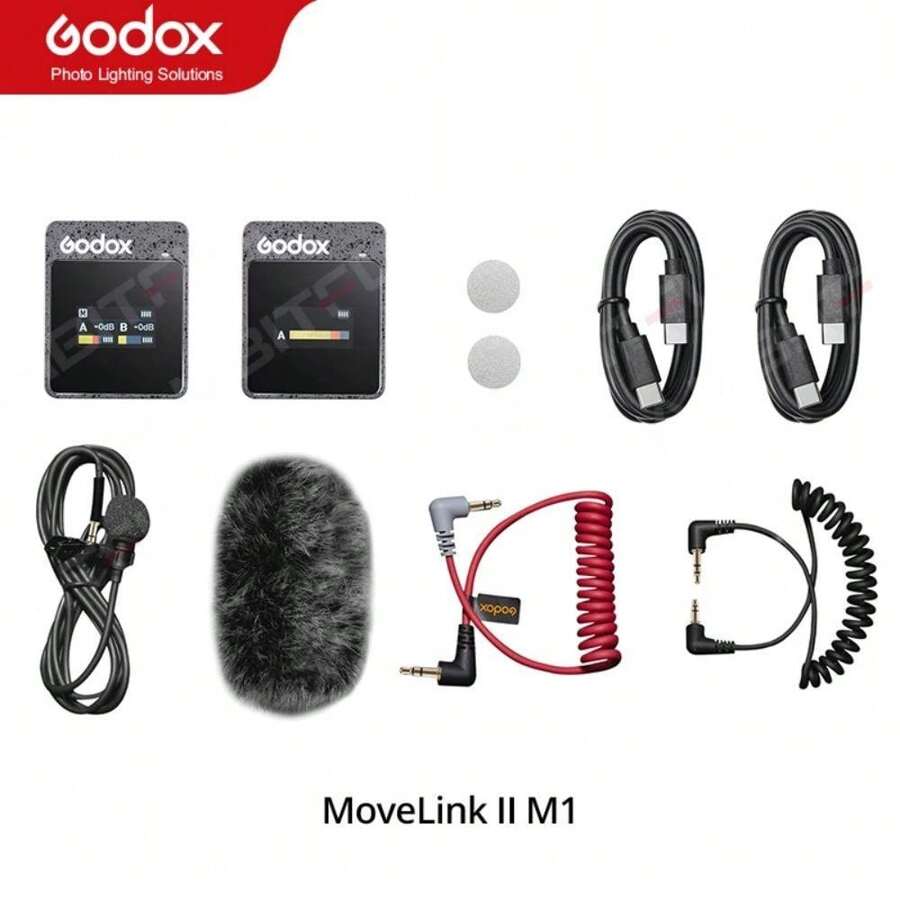 Godox MoveLink II M1 2.4G Wireless Microphone System Lavalier Mic For ...