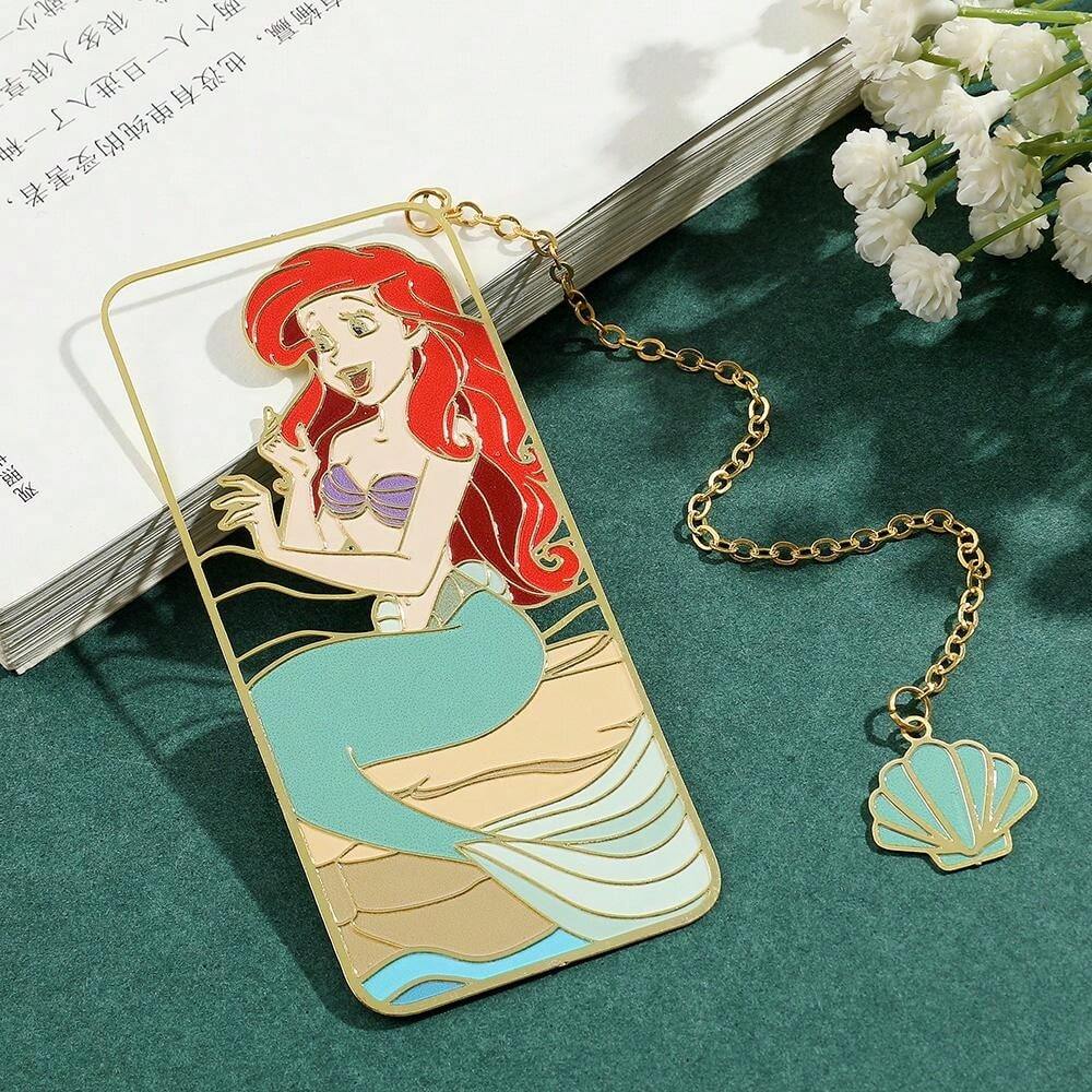 Series Cartoon Bookmarks, Creative Mermaid Metal Bookmarks, Birthday ...