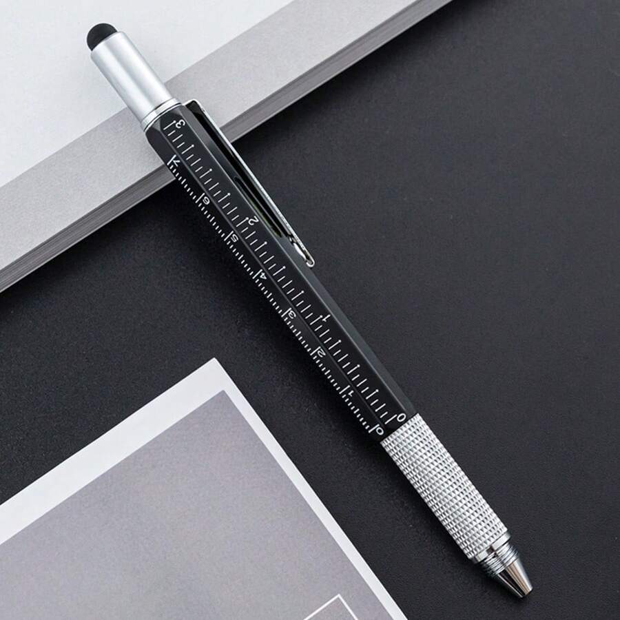 Multi-Functional Ballpoint Pen With Metal Hexagonal Screwdriver, Level ...
