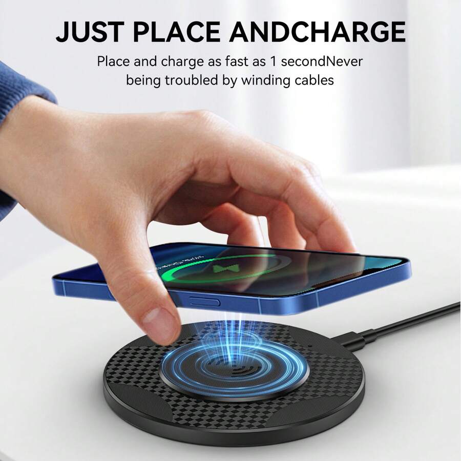 Desktop Wireless Charger 15W Is Compatible With IPhone, Samsung, Xiaomi ...