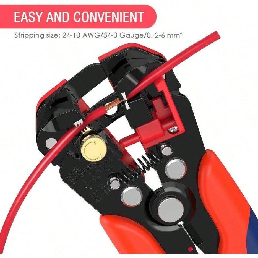 Automatic Wire Stripping Pliers - Automatic Adjustable Cable Connector ...