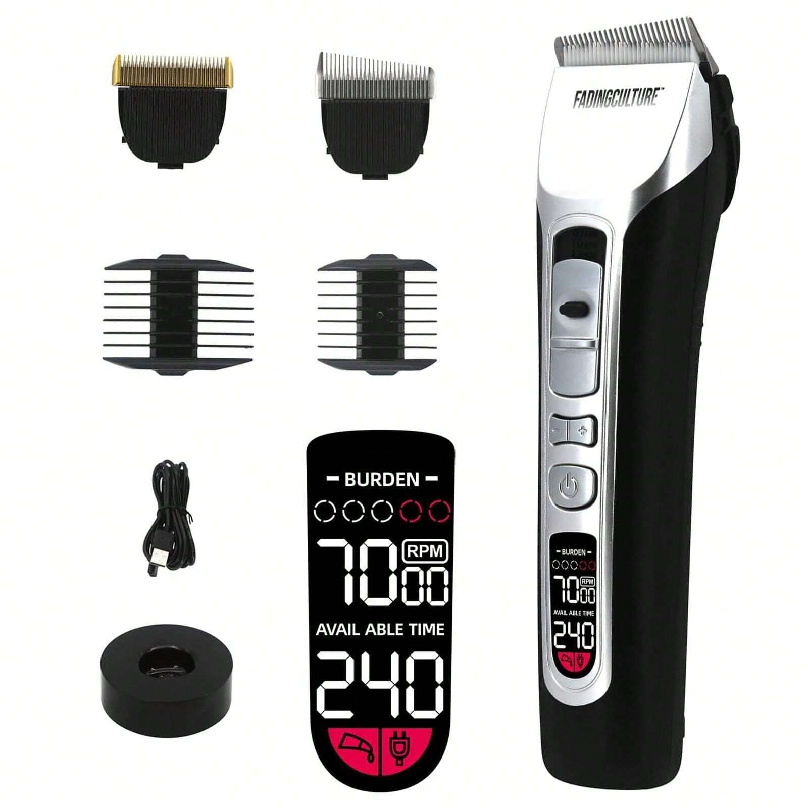 Empire Fading Culture Hair Clipper Rechargeable Battery Hair Trimmer ...