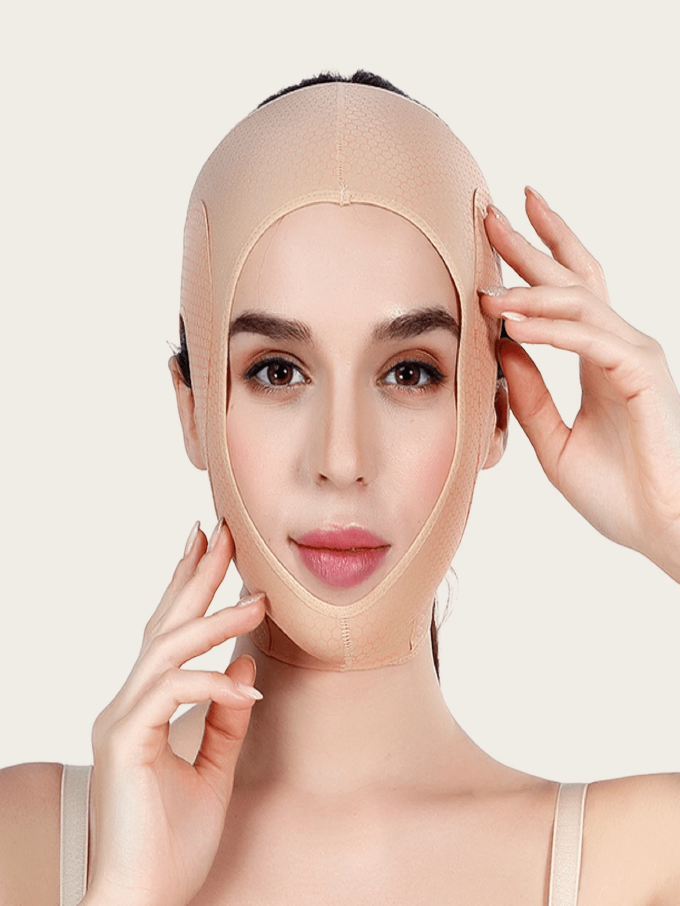 1pc V-Shaped Face Lifting Strap, Tightening Sagging Skin, Reducing ...